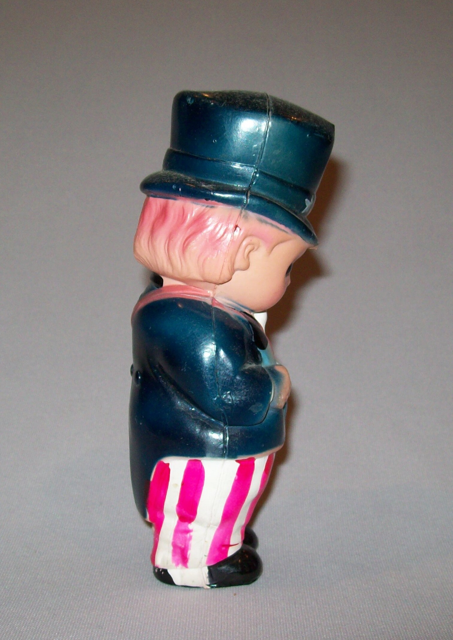 Old Antique Vtg Ca 1930s Celluloid Uncle Sam Mailman Figure 6.5 Inch ...