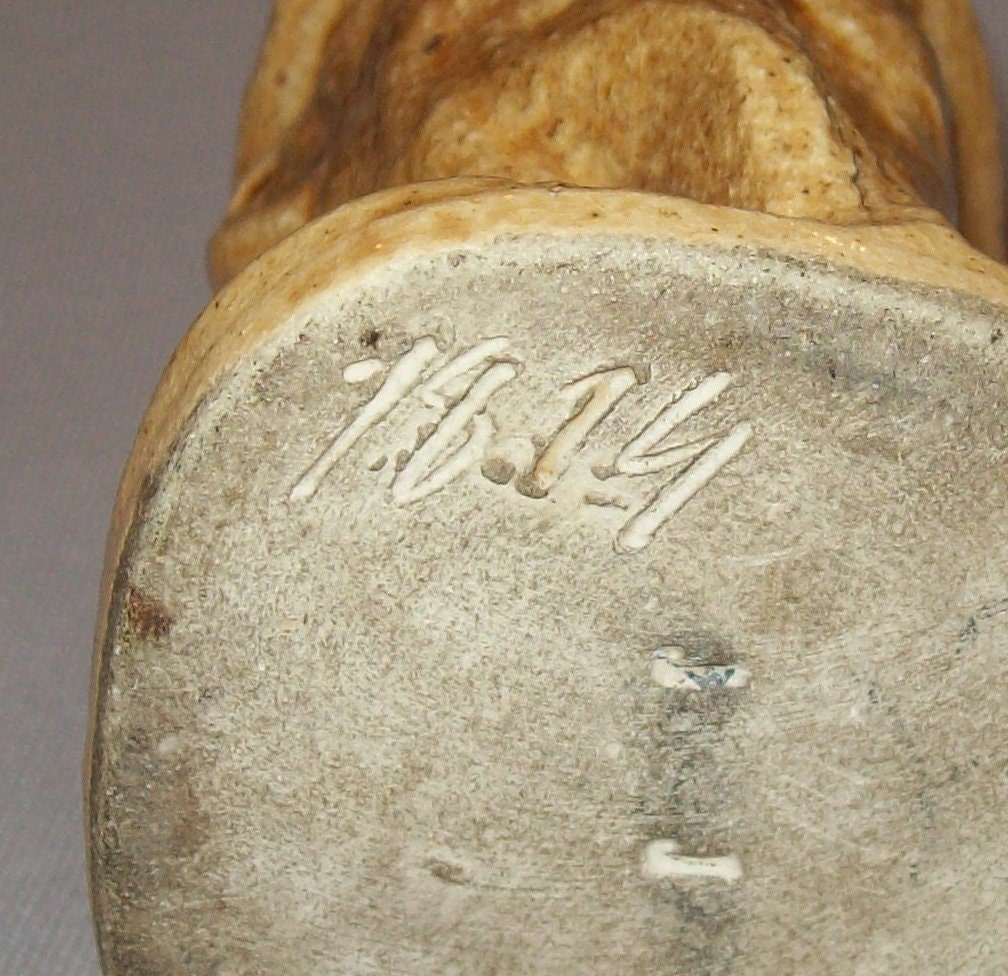 Antique Vtg 19th C 1870s Uncle Sam Pottery Still Bank Beautiful ...