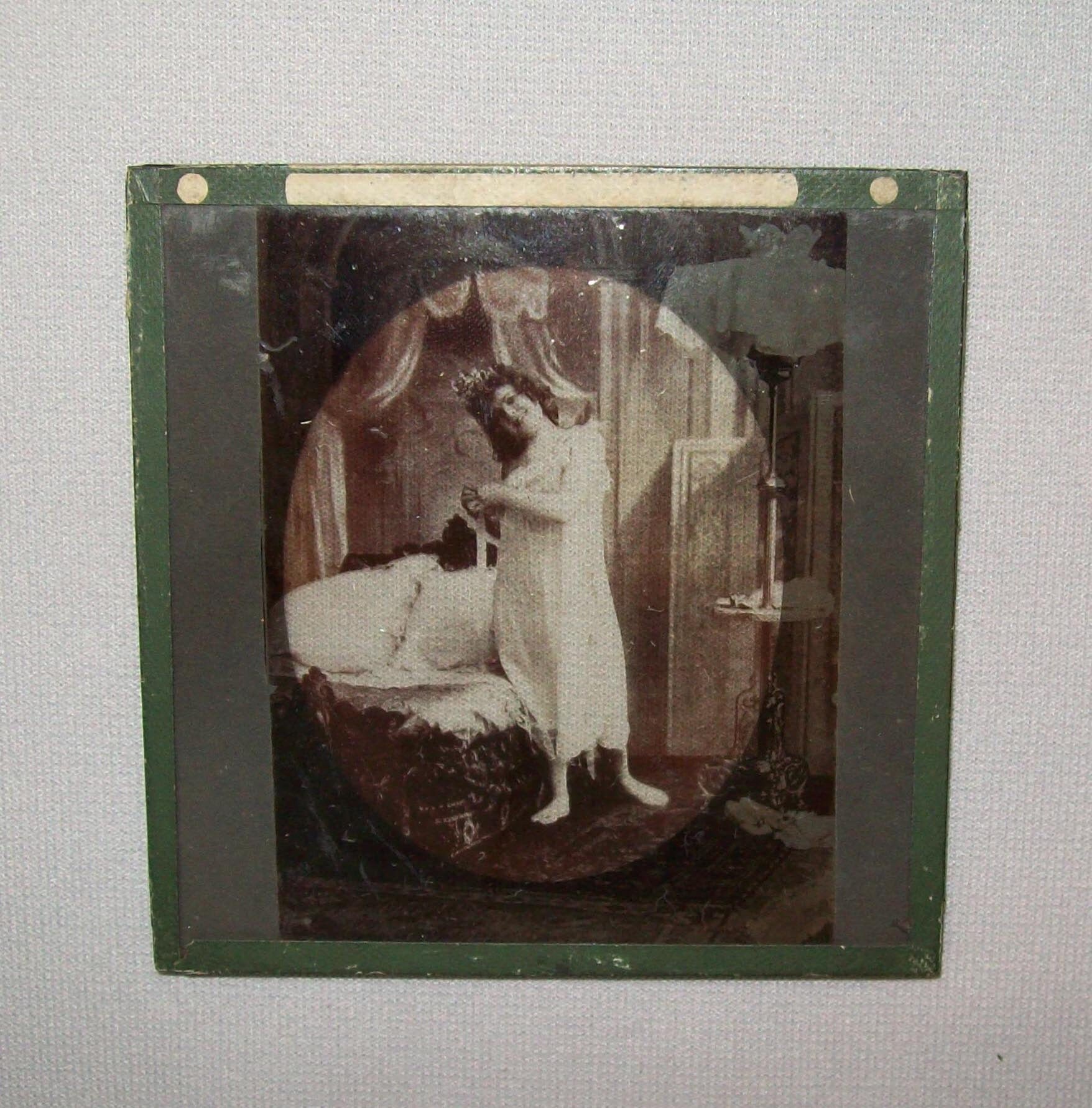 Antique Vtg 19th C 1800s Risque Glass Magic Lantern Slide | Etsy