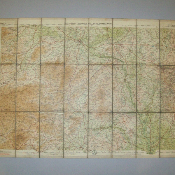 Linen Map - Etsy