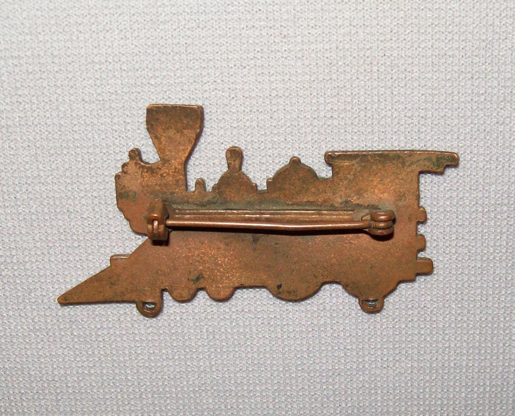 Old Antique Vtg 1930's Brass Locomotive Shaped Pin PSB & T - Etsy