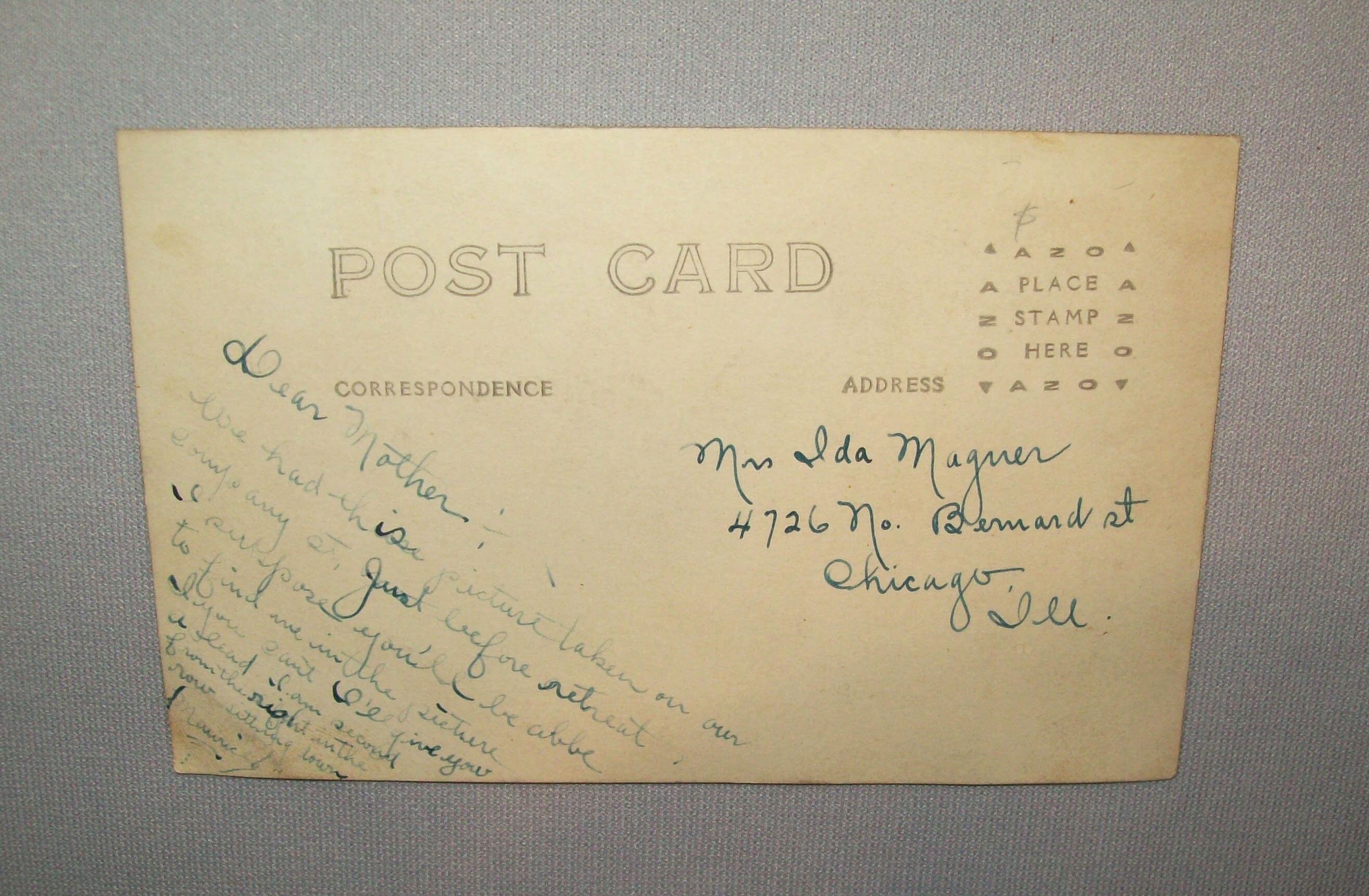 Antique Vtg WWI 1910s US Army Ravenwood Boys Georgia Real Photo Post ...