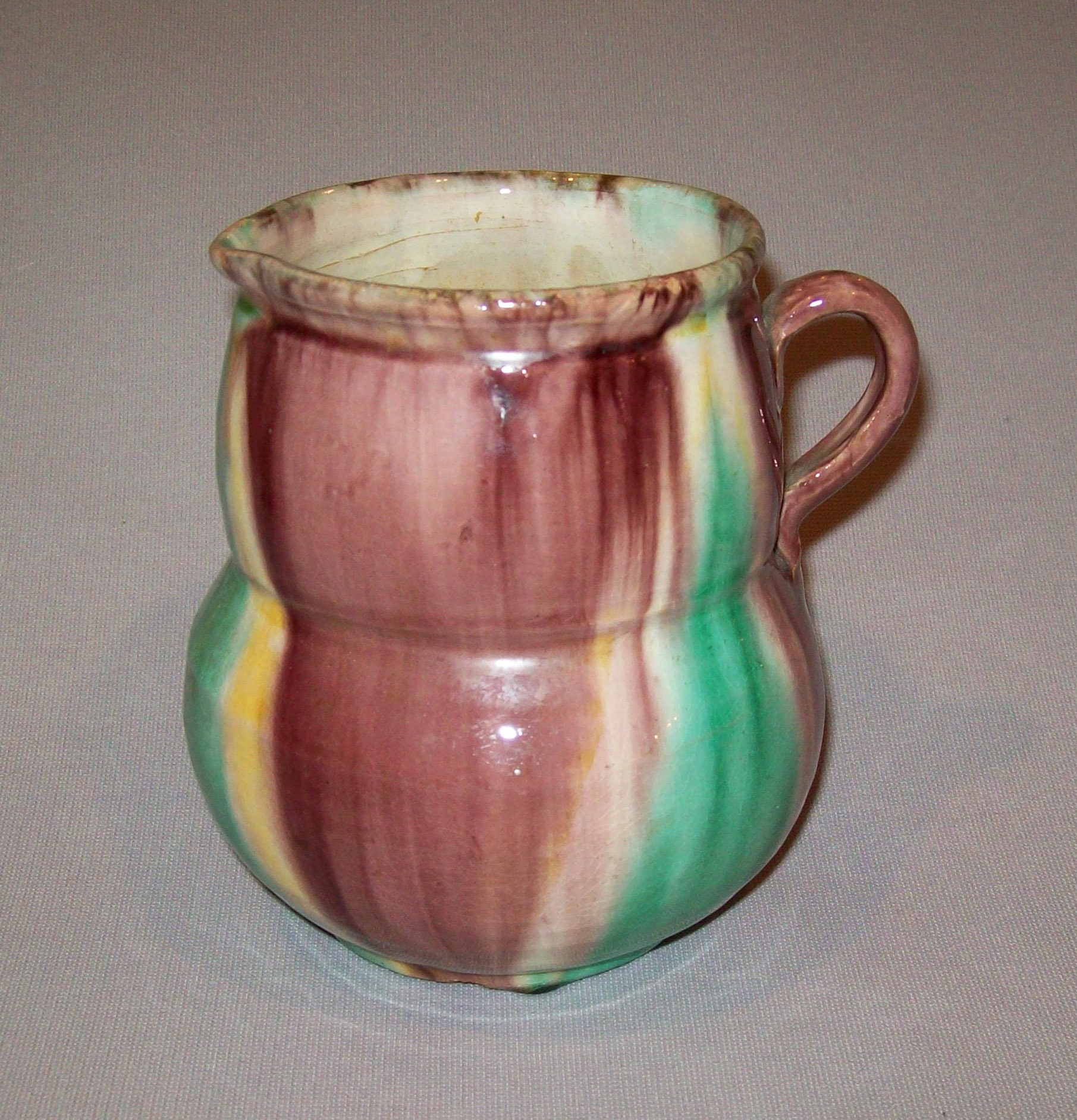 Old Vtg Early 20th C 1900s Hand Made Pottery Pitcher Mexico - Etsy