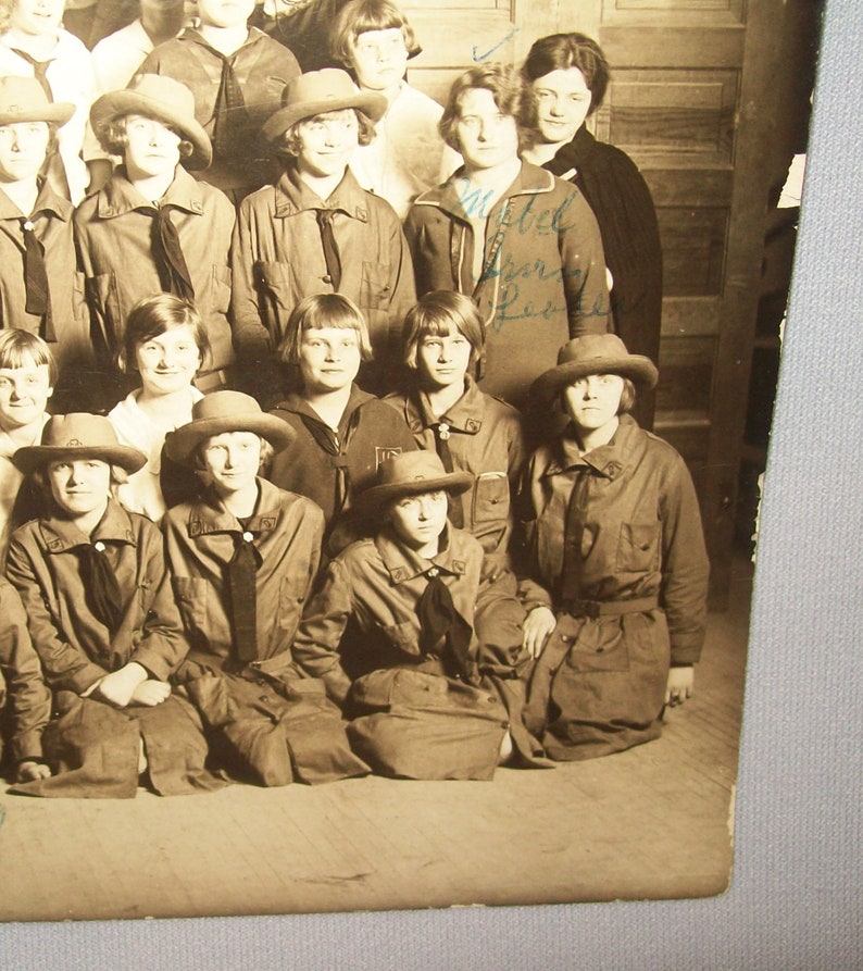 Old Antique Vtg 1920s Girl Scouts Group Photo 8 X 10 Great - Etsy