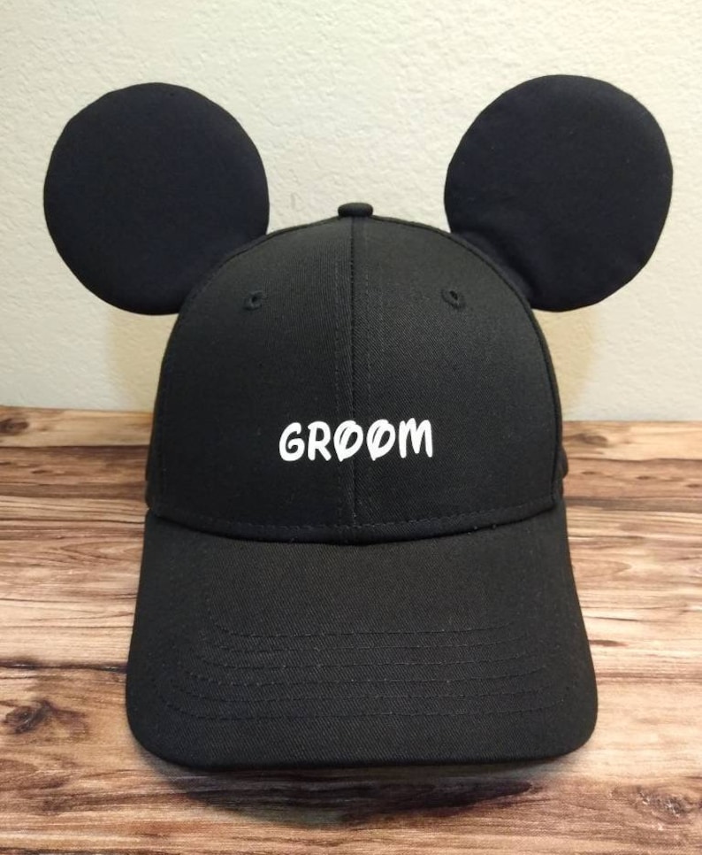 Disney Bride or Groom Hat Disney Groom Mickey Ears Hat for - Etsy
