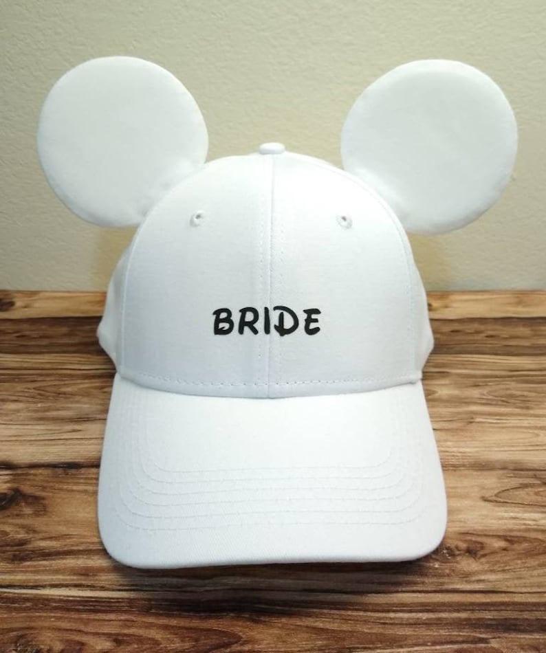 Disney Bride or Groom Hat Disney Groom Mickey Ears Hat for - Etsy