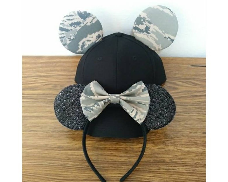 Military Camo Mickey Ears, Air Force Disney Ears, Marine Mickey Ears ...