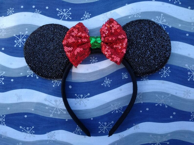 Disney Christmas Ears Headband for Adults Kids Christmas - Etsy