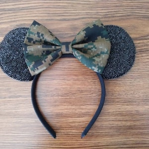 Military Camo Mickey Ears, Air Force Disney Ears, Marine Mickey Ears ...