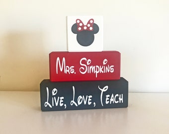 Minnie Mouse Teacher | Etsy