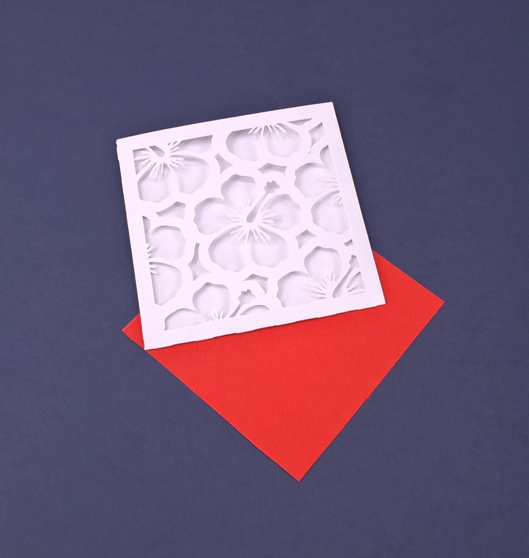 FLOWER CARDS SET. Svg Templates. Folding and Pocket Card. - Etsy