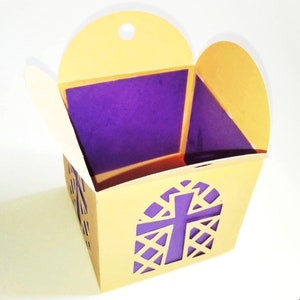 RELIGIOUS BOX. SVG Templates. Favor Box. Cricut Silhouettecameo Laser ...