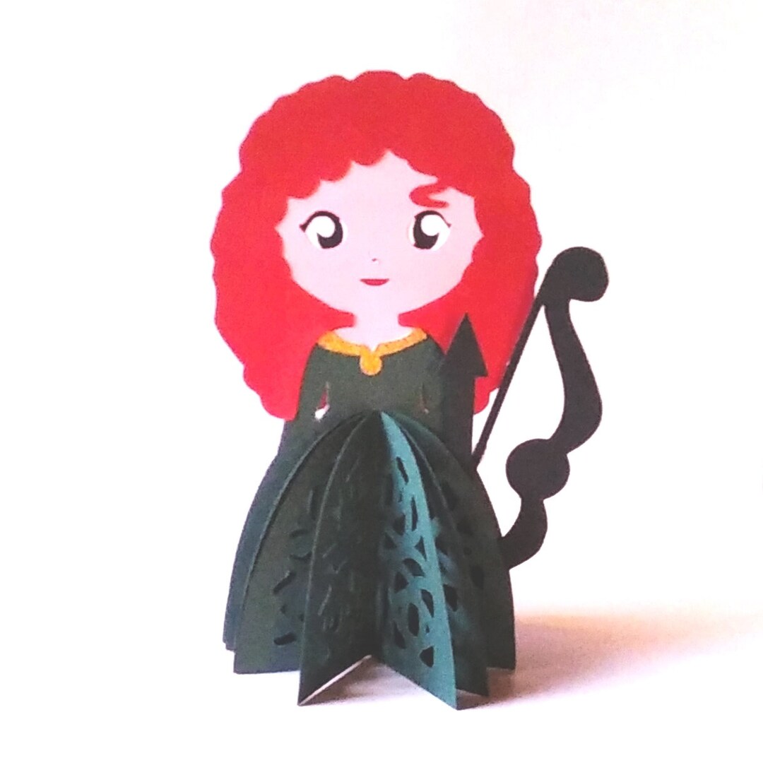 3D PRINCESS. SVG Templates. Cake Topper, Party Decor. Silhouettecameo ...