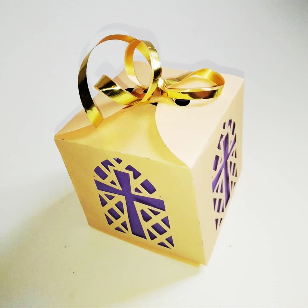 RELIGIOUS BOX. SVG Templates. Favor Box. Christian Cross. Dxf | Etsy