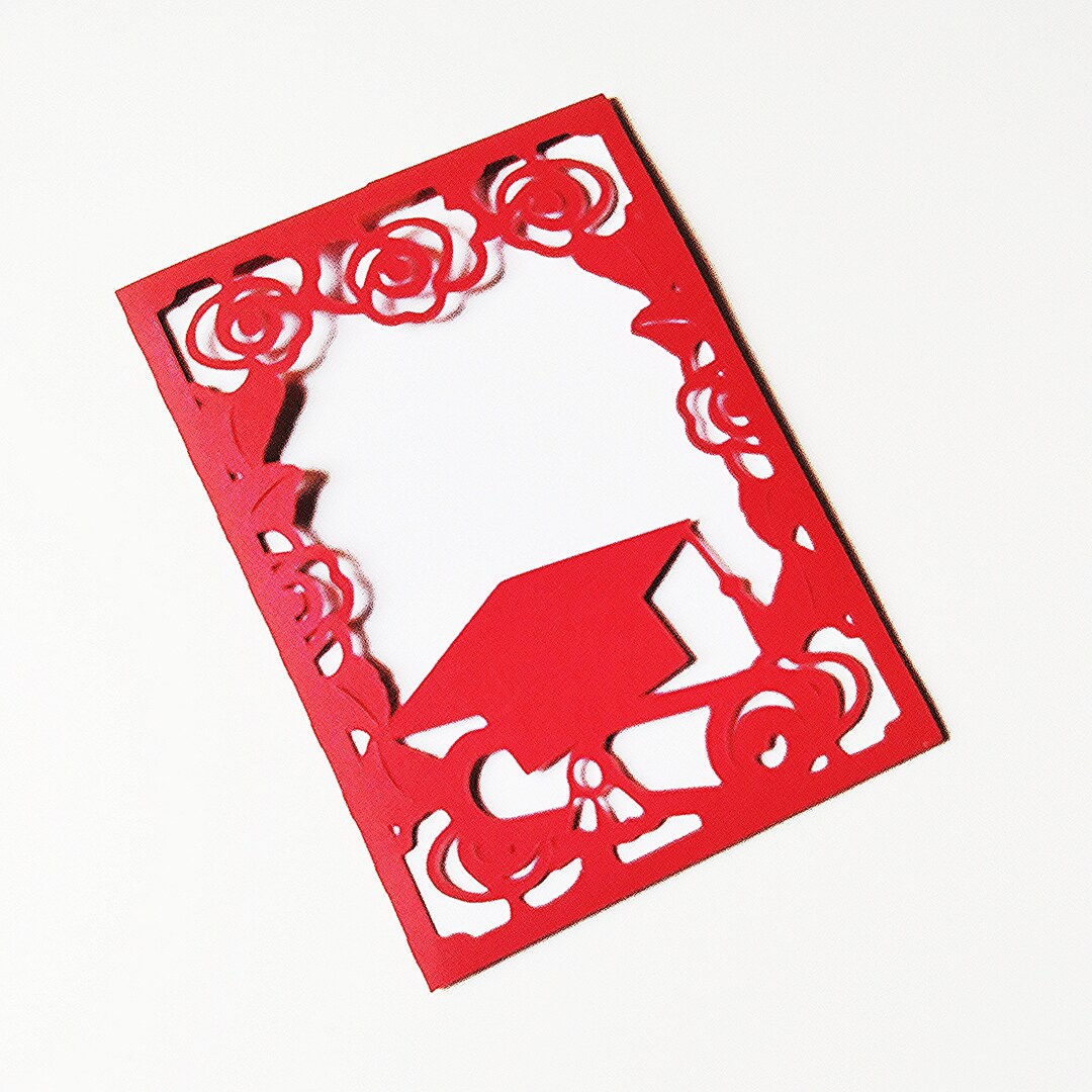 GRADUATION CARD. SVG Templates. Die-cut Roses. Cricut Silhouettecameo ...