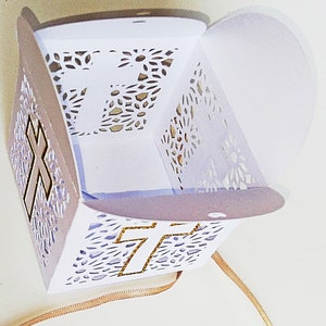 RELIGIOUS BOX. SVG Templates. Favor Box. Flowers Design. Dxf ...