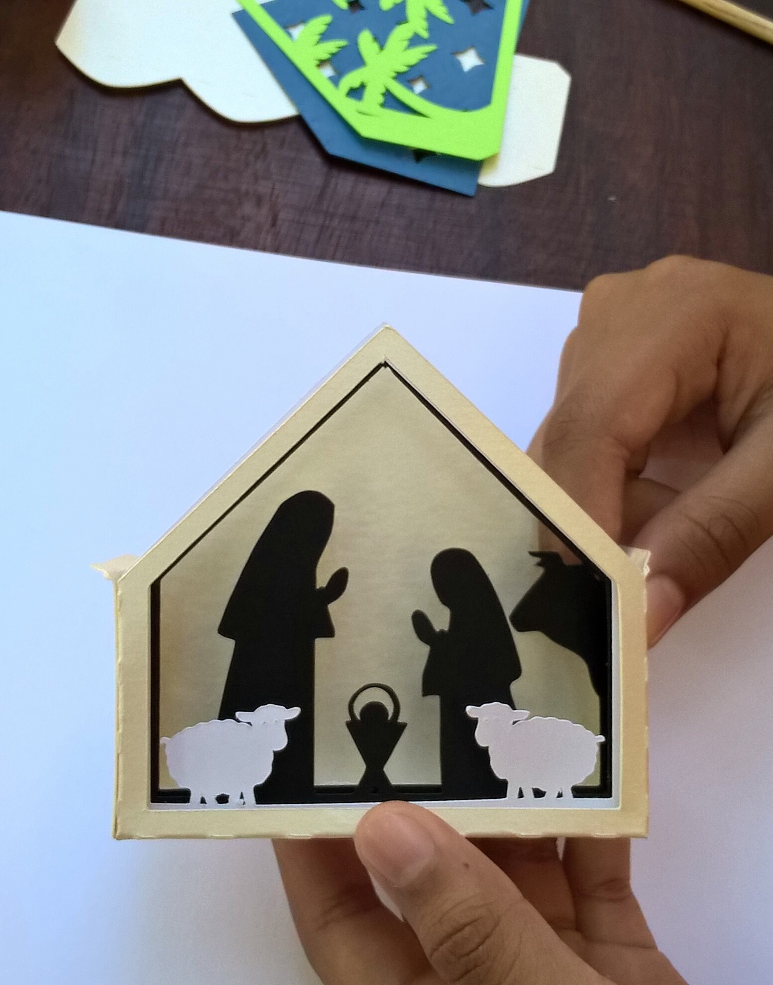 3D CHRISTMAS MANGER. SVG Templates. Decorative Nativity Scene. - Etsy