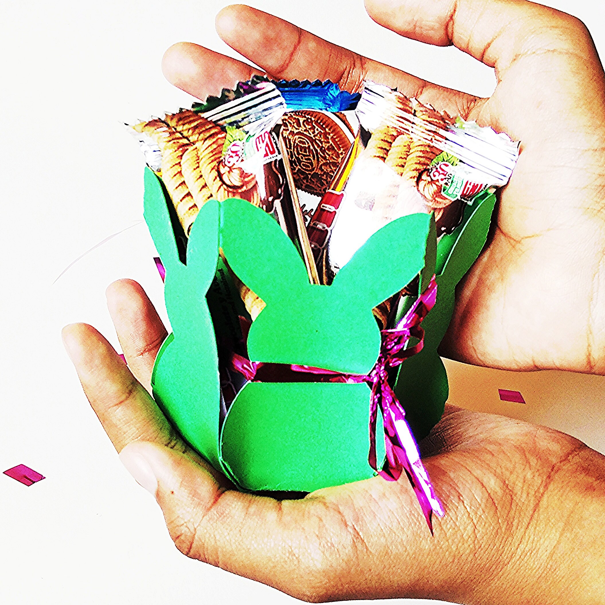 BUNNY BOX. SVG Templates. Favor Box. Easter Party. | Etsy