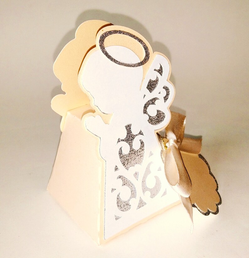 ANGEL BOX. SVG Templates. Favor Box. Religious Box. Dxf - Etsy