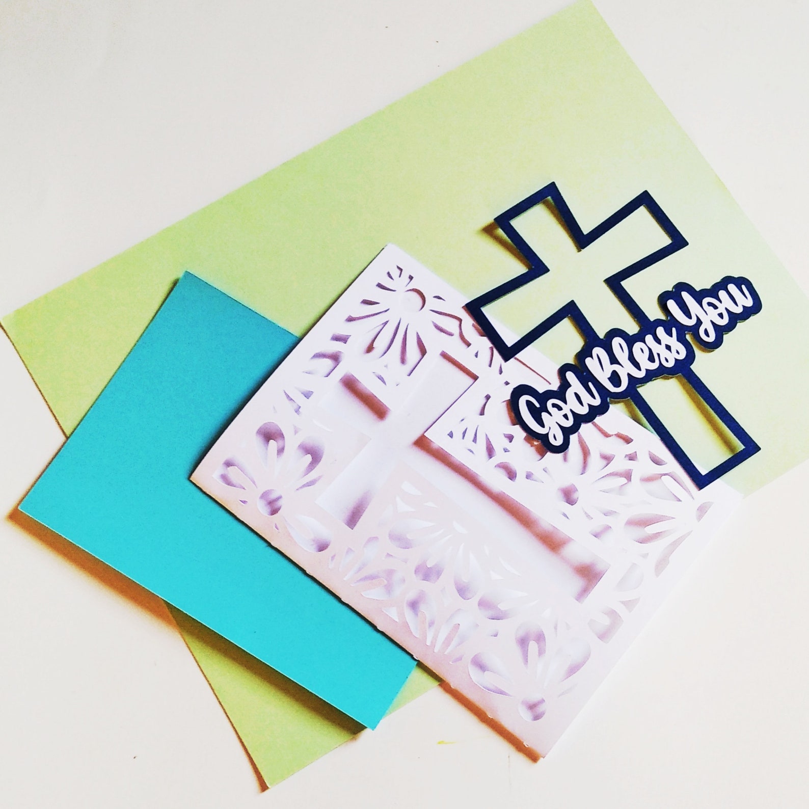 RELIGIOUS CARD. SVG Templates. Folding Card / Envelope. - Etsy Canada