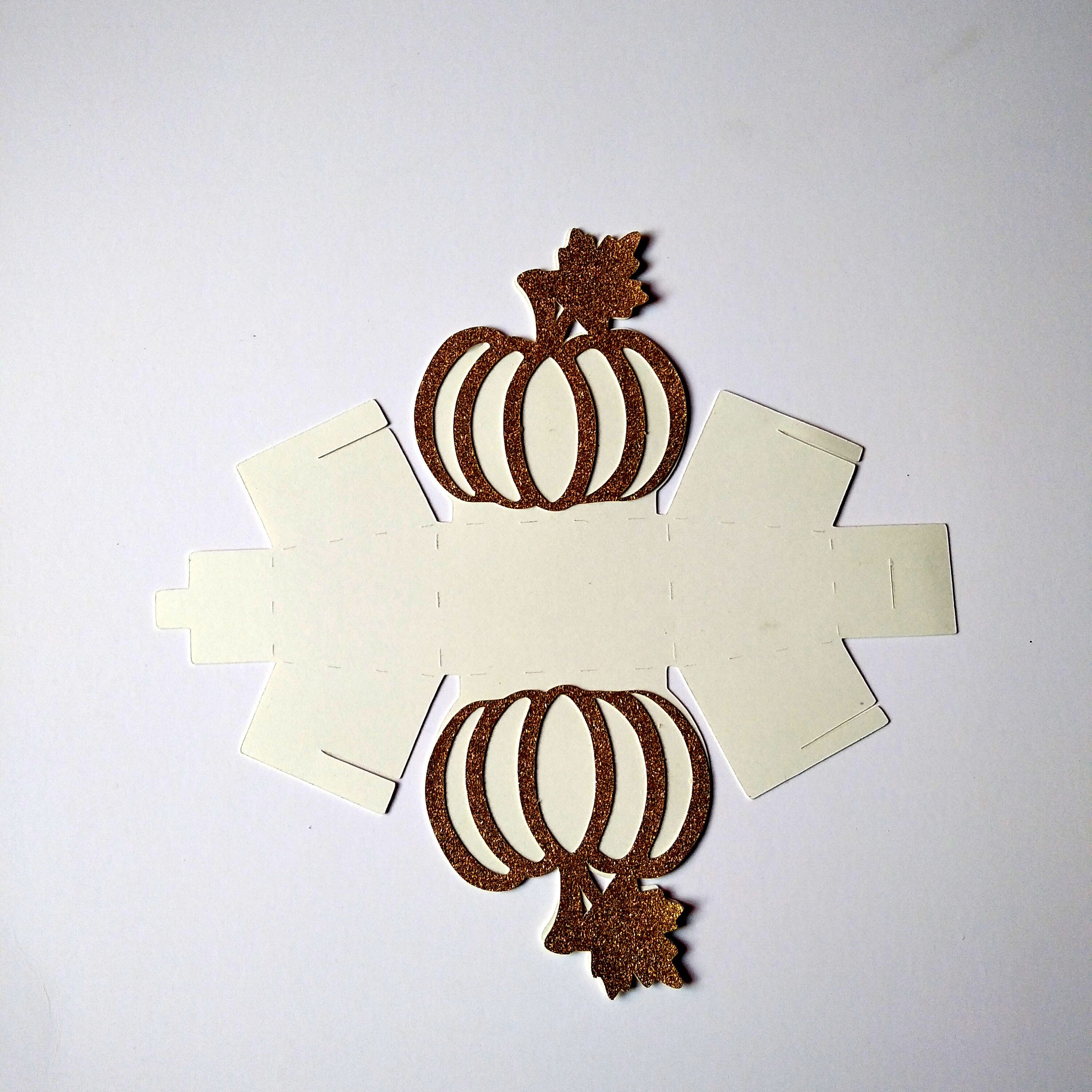 AUTUMN BOXES. 2 SVG Templates. Pumpkin Maple Leaf. Favor | Etsy