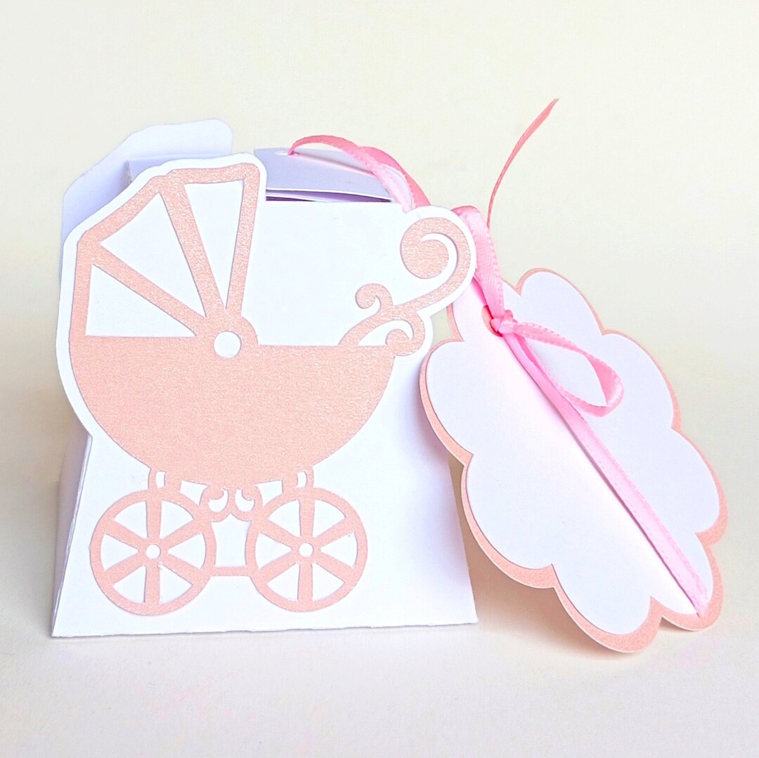SVG Templates. Favor Box. BABY STROLLER Design. Cricut, Silhouettecameo ...