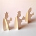 3D NATIVITY SCENE. Svg Templates. CHRISTMAS Manger to - Etsy