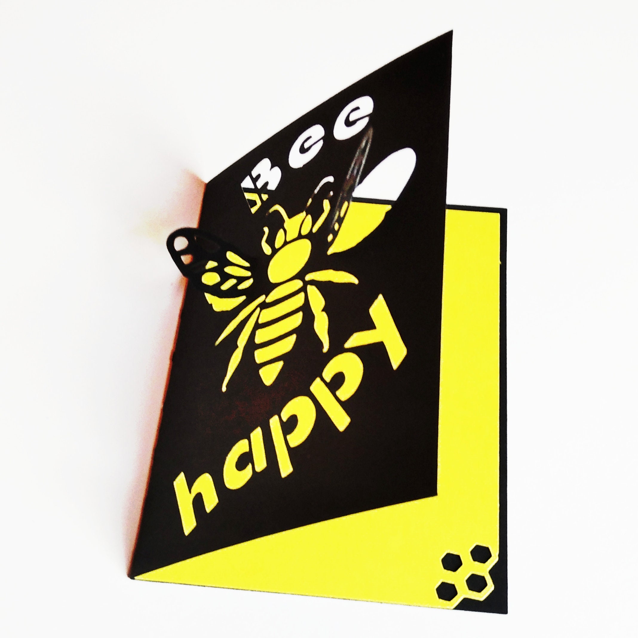 SVG Templates. BEE CARD. Folding Card. Silhouettecameo - Etsy