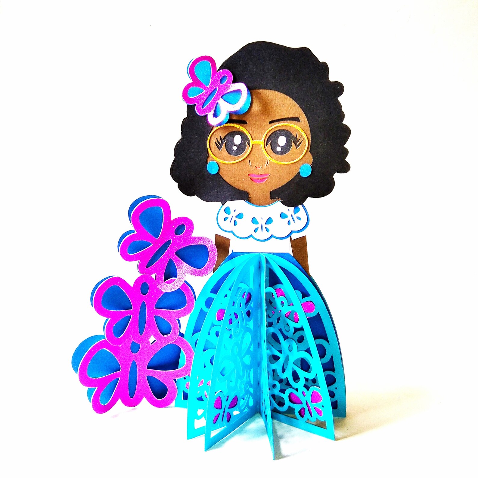 SVG Templates. 3D COLOMBIAN DOLL. Girls Gift. Party - Etsy Canada
