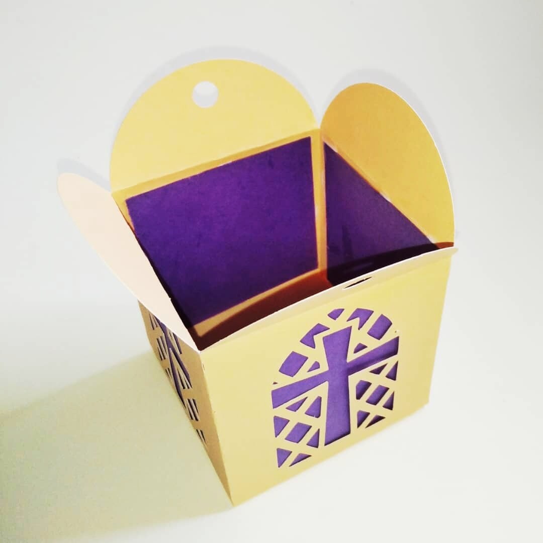 RELIGIOUS BOX. SVG Templates. Favor Box. Christian Cross. Dxf | Etsy
