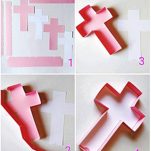 FLORAL CROSS BOX. Svg Templates. Layered Design. Dxf Silhouettestudio ...