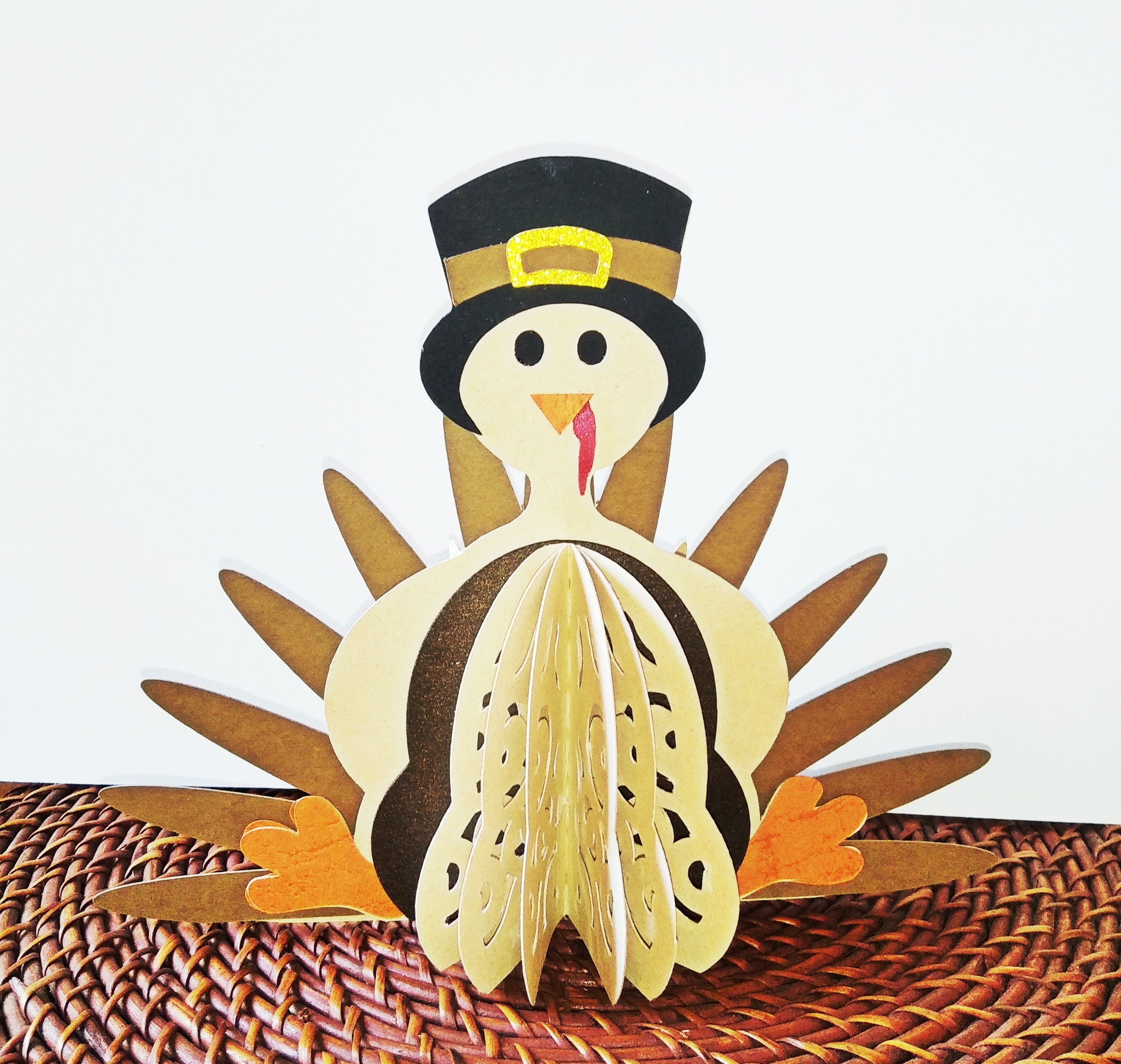 3D THANKSGIVING TURKEY. SVG Templates. Centerpieces. Home | Etsy