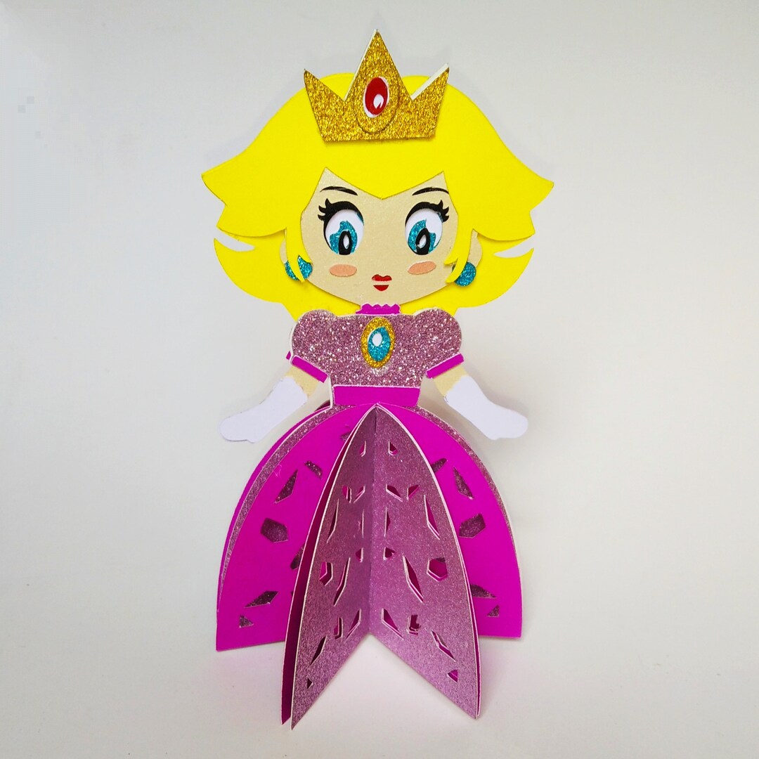 3D PRINCESS. SVG Templates. Girls Gift. Party Decorations. Cricut ...