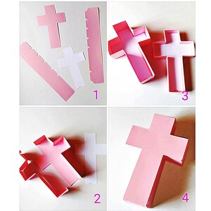 FLORAL CROSS BOX. Svg Templates. Layered Design. Dxf Silhouettestudio ...