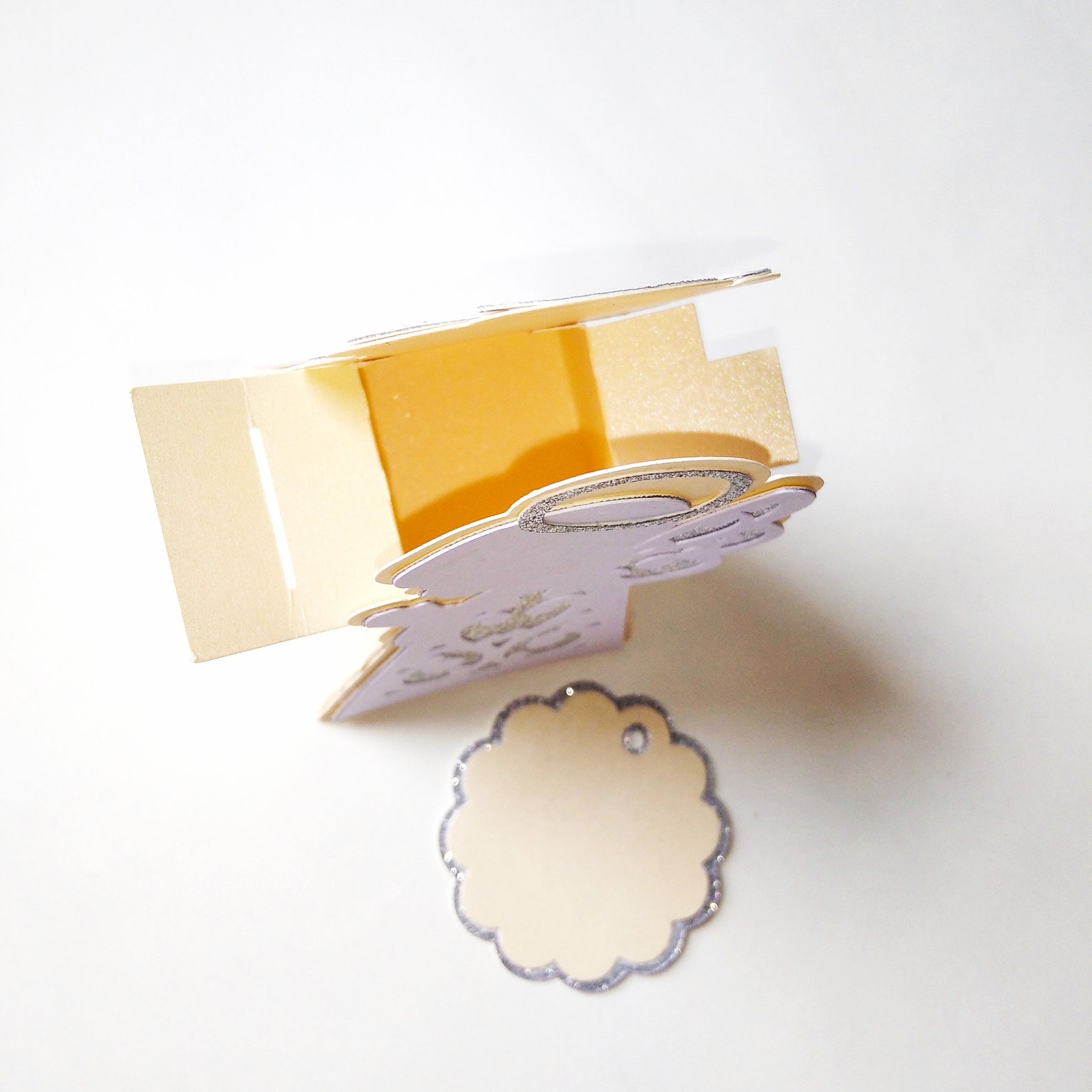 ANGEL BOX. SVG Templates. Favor Box. Religious Box. Dxf - Etsy