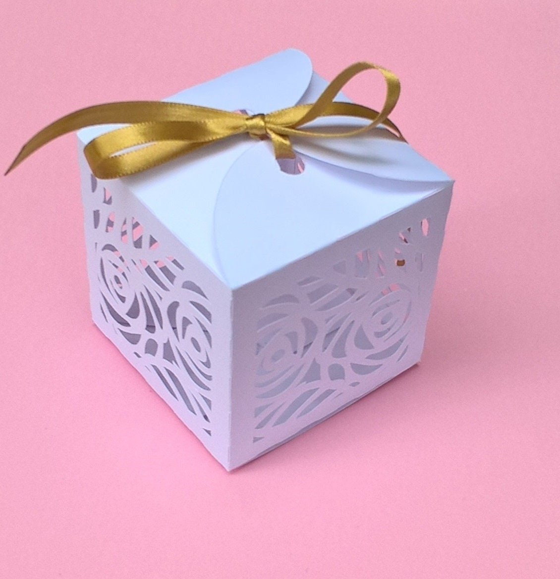 FAVOR BOX. SVG Template. Roses Box. Wedding Parties. Dxf - Etsy