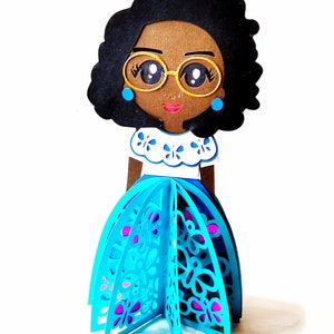 SVG Templates. 3D COLOMBIAN DOLL. Girls Gift. Party Decorations. Dxf ...