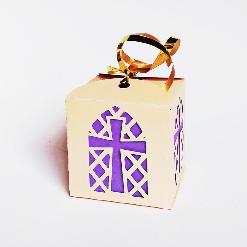 RELIGIOUS BOX. SVG Templates. Favor Box. Christian Cross. Dxf | Etsy