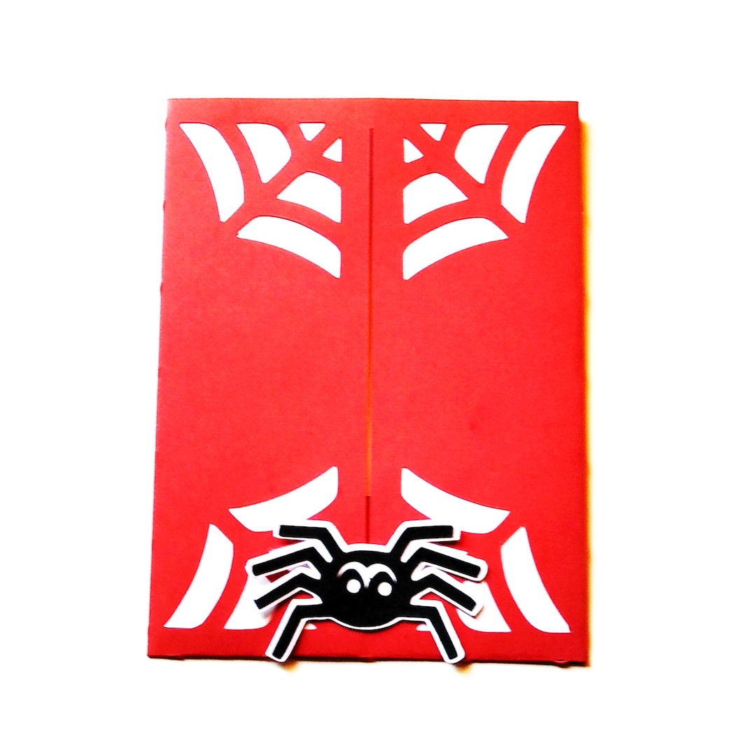 SPIDER SLIDER CARD. Svg Templates. Cut Files. Silhouettecameo, Cricut ...