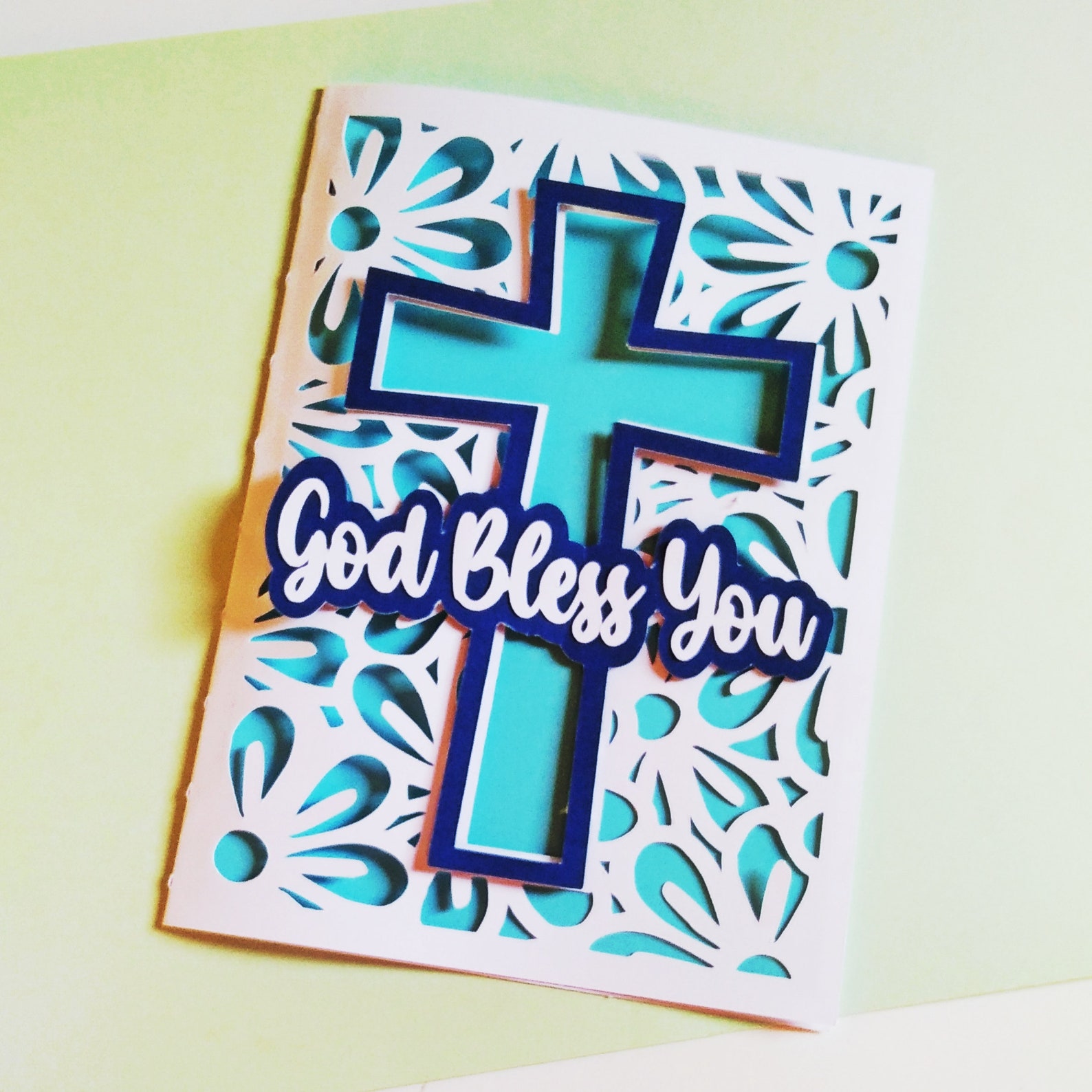 RELIGIOUS CARD. SVG Templates. Folding Card / Envelope. - Etsy