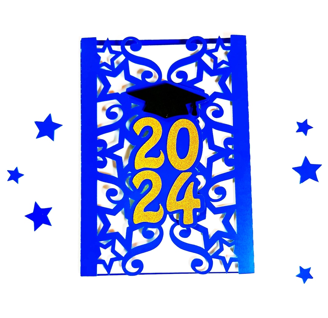 SVG GRADUATION CARD. Graduation Invitation. Folding Card. Cricut ...