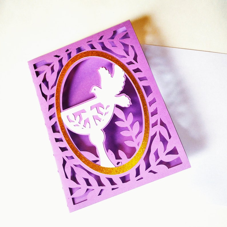 RELIGIOUS CARD. SVG Templates. Folding Card / Envelope. Dxf - Etsy