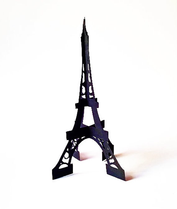 3d Paper Eiffel Tower Template