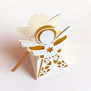 ANGEL BOX. SVG Templates. Favor Box. Cricut, Silhouettecameo, Laser Cut ...