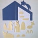 3D NATIVITY SCENE. Svg Templates. CHRISTMAS Manger to - Etsy