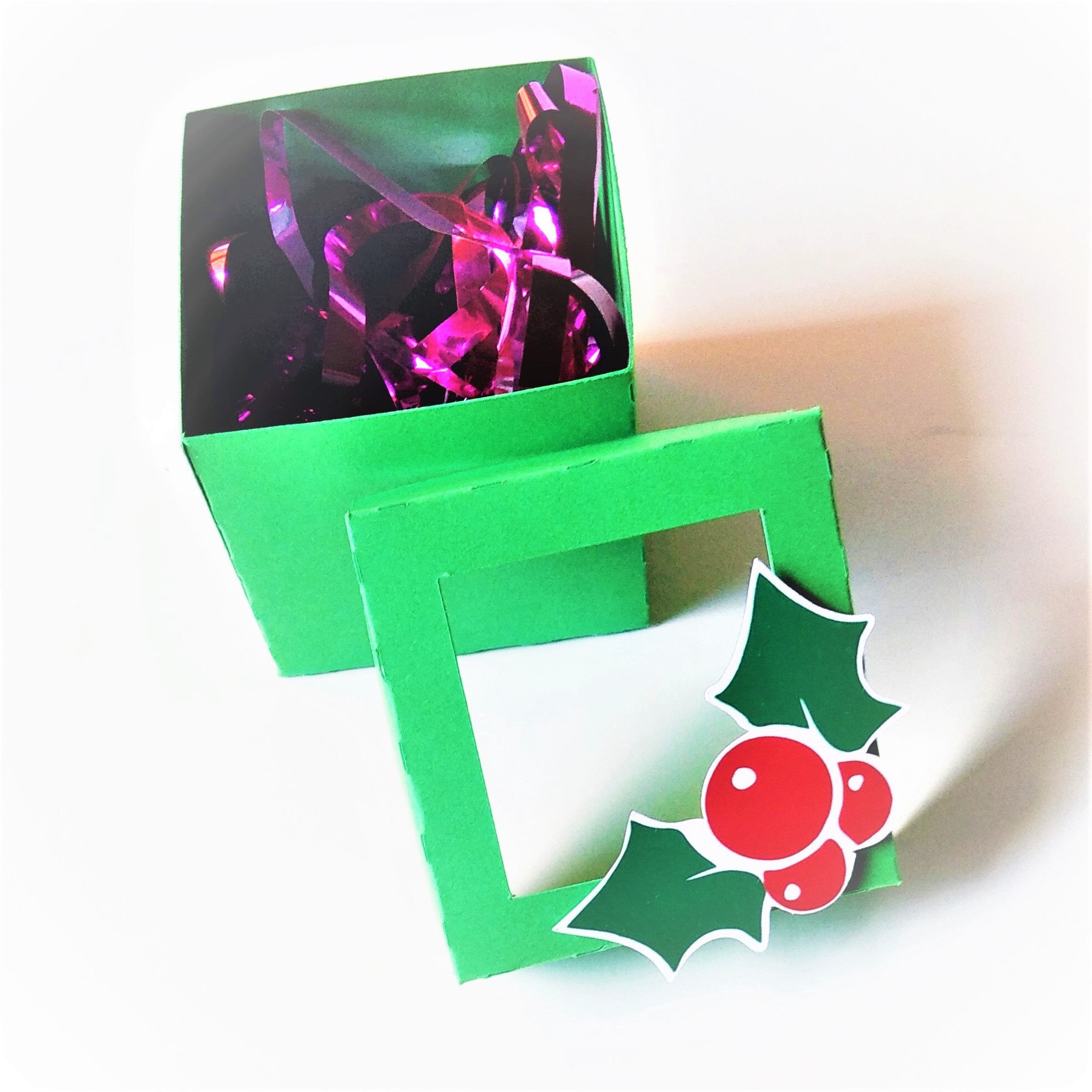 CHRISTMAS BOX. SVG Templates. With Reindeer and Christmas - Etsy