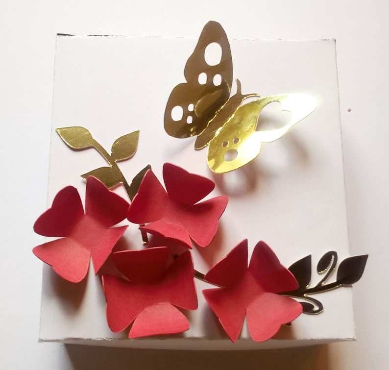 FAVOR BOX. SVG Templates. Includes Romantic Designs. | Etsy