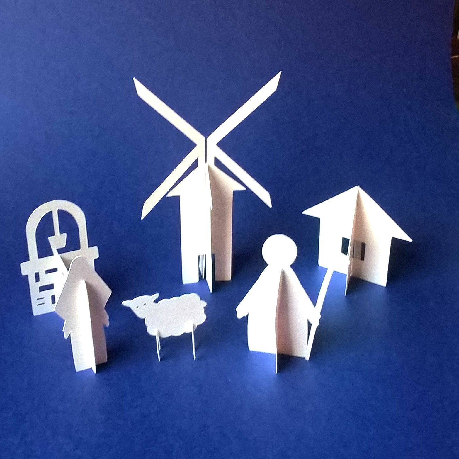 3D NATIVITY SCENE. Svg Templates. CHRISTMAS Manger to | Etsy Australia