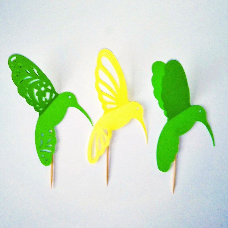 3D HUMMINGBIRDS. SVG Templates. Home Decor. 3 Different - Etsy