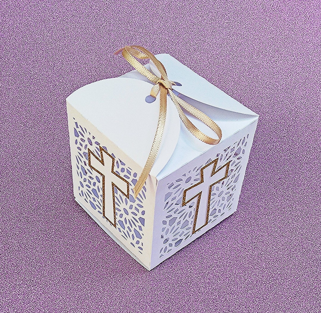 RELIGIOUS BOX. SVG Templates. Favor Box. Flowers Design. Dxf - Etsy